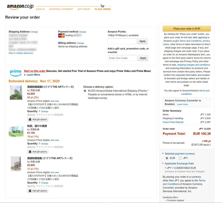 Come comprare su Amazon Japan | Disegni in Tasca